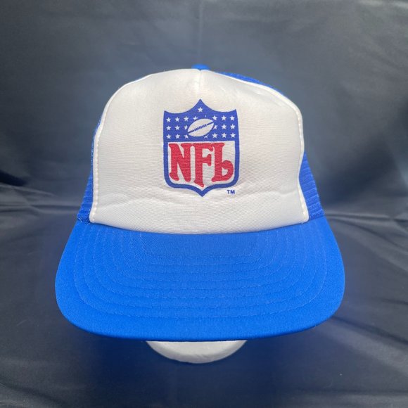 NFL | Accessories | Vintage 98s Nfl Shield Logo Snapback Trucker Hat ...